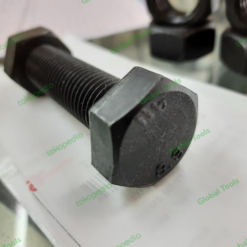 Jual baut mur baja 8.8 m8 x 100 baut kunci 13 baut 13 full drat 8 x ...