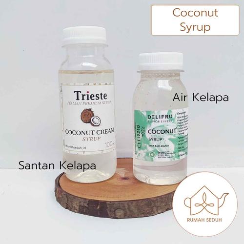 Jual 100mL Trieste Coconut Cream Syrup - Sirup Santan Kelapa - Trieste ...