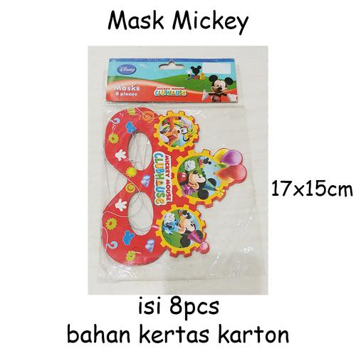 Jual Mask Mickey Mouse / Topeng Kertas Karton Disney Pesta Ulang Tahun ...
