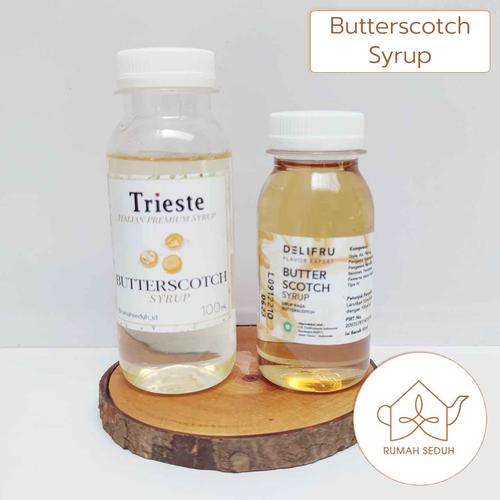 Jual 100mL Sirup Butterscotch Trieste - Butter Scotch Italian Syrup ...