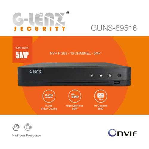 Promo GLENZ CCTV NVR 4K 16CH 8MP - GUNS-89532 support 2HDD Cicil 0% 3x - Kota Bekasi - G-Lenz ...