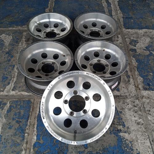 Jual Velg Second Compomotive R15 Lebar 7 Jimny Katana Taft Feroza Ring ...