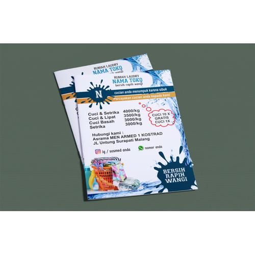 Jual Cetak Brosur A5 / Cetak Flyer / Leaflet HVS 100 Gram (min ...
