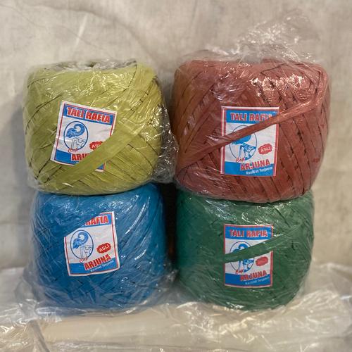 Jual Tali Rafia Arjuna - Merah, 1/2 kg - Kota Semarang - arjunaplastik ...