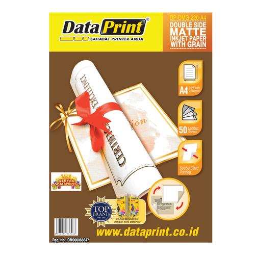 Jual DataPrint Double Side Matte with Grain Paper 220 GR A4 - Jakarta ...