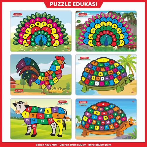 Jual Puzzle Kayu Abjad Hijaiyah Angka - Ayam Hijaiyah - Kab. Ponorogo ...