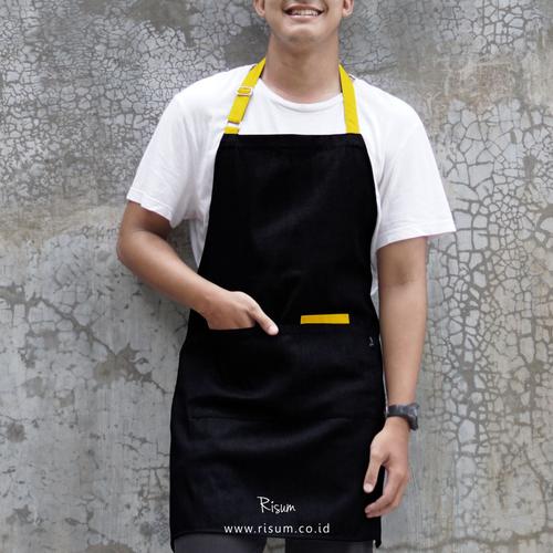 Jual Dante Apron - Black Risum - Hitam-kuning - Kab. Sleman - risum ...