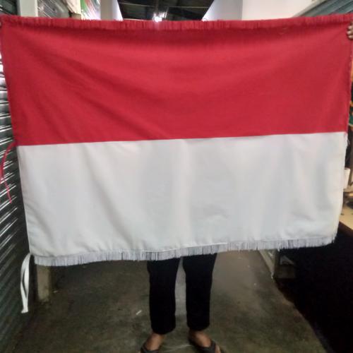 Jual bendera pataka merah-putih ukuran 90x135 bahan bludru - Jakarta ...