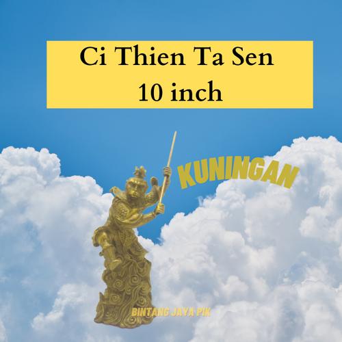 Jual Patung Ci Thien Ta Sen/ Sungokong Bahan Kuningan - 10in - Jakarta ...