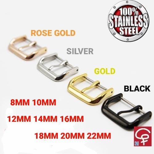 Jual BUCKLE PENGAIT JAM TANGAN STAINLESS STEEL - Silver, 10MM - Jakarta ...