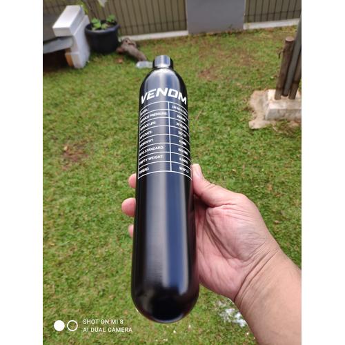 Jual Tabung Scuba Mini 500cc glossy drat M18 dan 5/8 murah - DRAT M18 ...