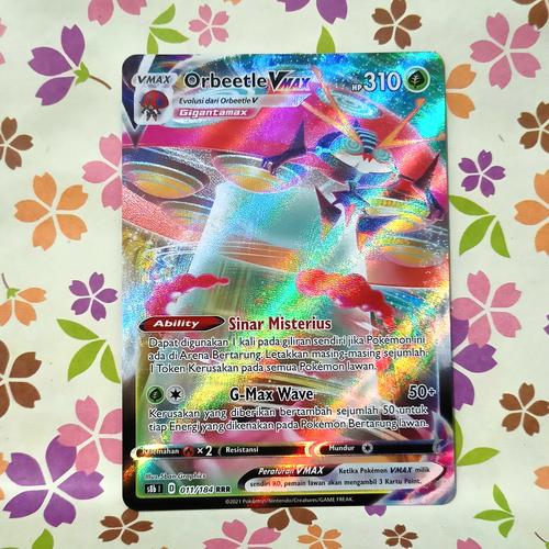 Jual orbeetle VMAX V MAX RRR s8b | 011/184 pokemon tcg indonesia - Kota ...