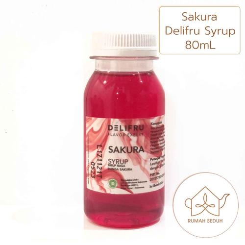 Jual 80mL DELIFRU Sakura Syrup - Sirup Bunga Sakura Cherry Blossoms ...
