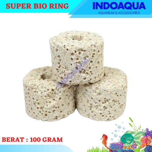 Jual Bioring Media Filter Aquarium Super Bio Ring Kemasan 100 gram ...