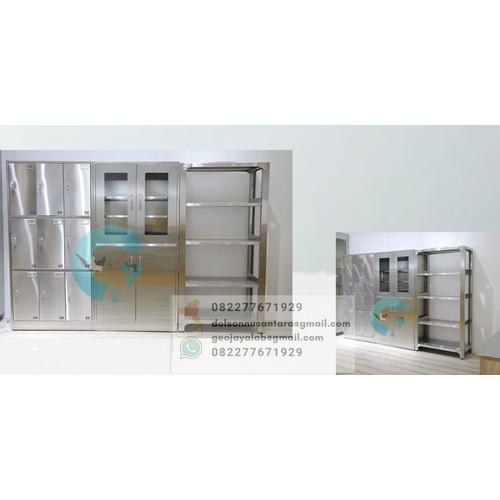 Jual Set Lemari Penyimpanan alat reagen dan Rak Laboratorium atau ...