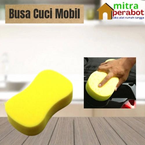 Jual Busa Cuci Mobil Motor Piring Kuning Busa Foam Wash Tebal Sponge ...