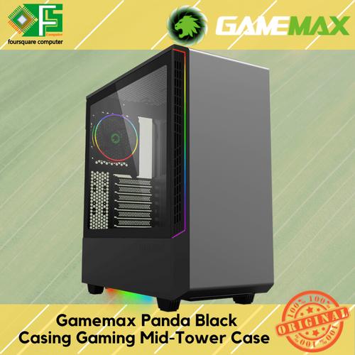 Jual PC Casing Gaming Gamemax Panda Black | Case CPU Komputer ATX ...