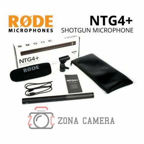 Jual Rode NTG4+ NTG4 PLUS Microphone Shotgun Directional Original resmi ...