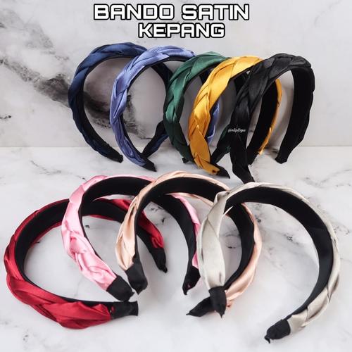 Jual BANDO KEPANG SATIN KOREA HEADBAND JUMBO PREMIUM TERMURAH BEST ...