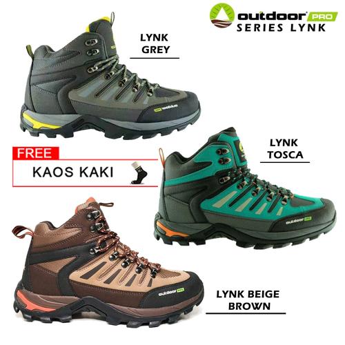 Jual Sepatu Gunung Hiking Outdoor Pro Series LYNK Waterproof Anti Air ...