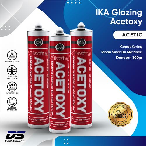 Promo Silicone Sealant Lem Kaca Silikon Silen IKA Glazing Acetoxy ...