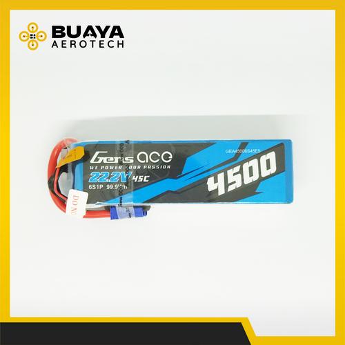 Jual Gens Ace 4500mah 6S Baterai Lipo 45c EC5 Battery Drone Batre - Kab ...