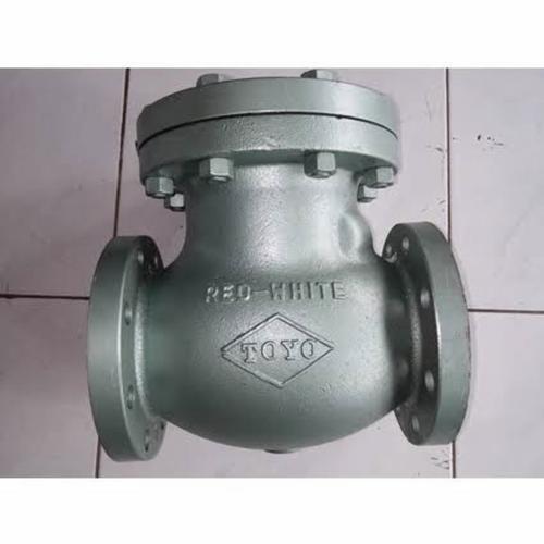 Jual Swing Check Valve TOYO Flange JIS 10K Flange 6 inchi DN150 ...