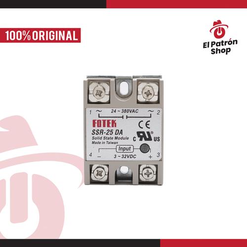 Jual FOTEK Solid State Relay SSR-25DA Fotek 25 DC to AC - Jakarta Barat - El PatronShop | Tokopedia