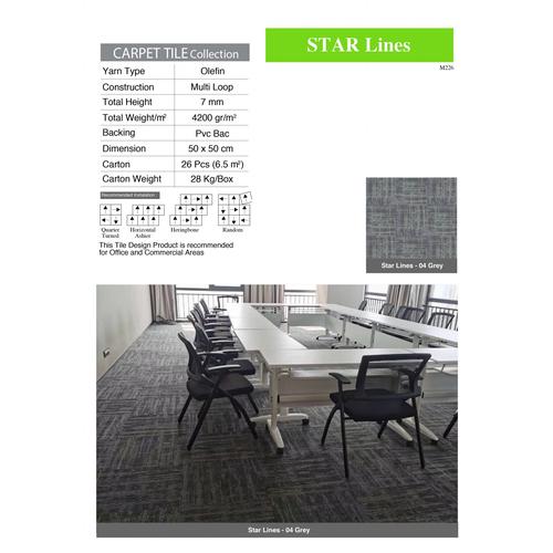 Jual Karpet Tile Star Lines Tebal 7mm - Kapet Tile Kantor Murah ...