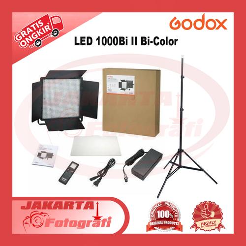 Promo Godox LED 1000Bi II LED1000Bi II Bi-Color DMX LED Video Light ...