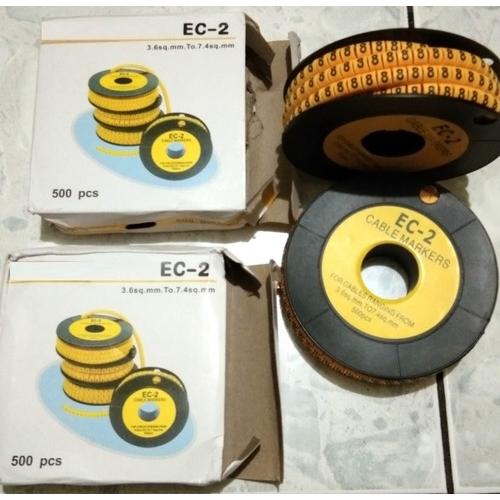 Jual Cable Markers Kabel Marker EC-2 / EC2 (3.5-8mm) Fort - Jakarta ...
