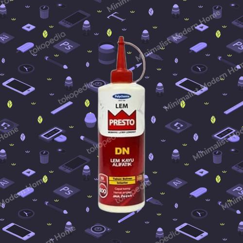 Jual LEM PRESTO DN BOTOL 600Gr || LEM KAYU ALIFATIK 600 Gram Tahan ...