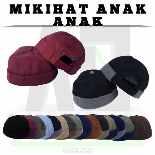 Jual Miki Hat Anak / Peci UAS Anak ( Varian 2 Warna ) - Abu Navy - Kota ...