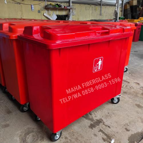 Jual TEMPAT SAMPAH BESAR/TONG SAMPAH BESAR/BAK SAMPAH BESAR 660 L - Abu ...