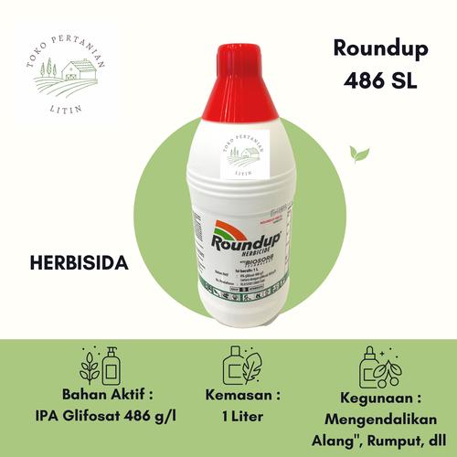 Jual Roundup 486 SL - 1 Liter ( Herbisida ) Pembasmi Rumput Liar - Kab ...