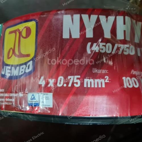 Jual Kabel Listrik Serabut NYYHY 4x0,75 mm JEMBO Roll 100m - Jakarta Pusat - Myanta Sukses ...