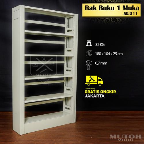 Jual rak buku rak besi rak perpustakaan rione topas - AD.011 - Jakarta ...