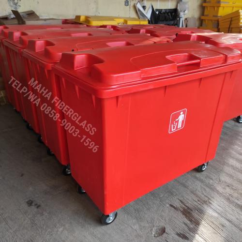 Jual TEMPAT SAMPAH BESAR/TONG SAMPAH BESAR/BAK SAMPAH BESAR FIBER 660 LITR - Hitam - Kota Bogor ...