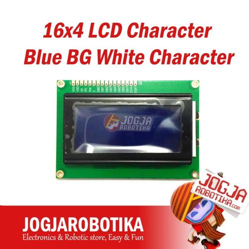 Jual 16x4 LCD Blue Background White Character LCD Biru 1604 16x04 - Kab ...