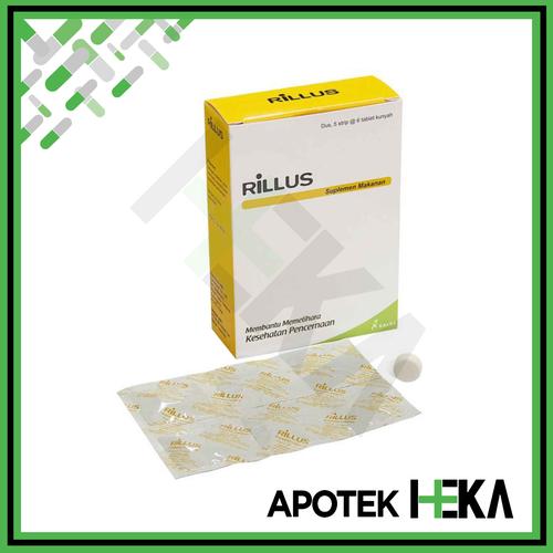 Jual Rillus Box isi 5x6 Tablet - Probiotik Memelihara Kesehatan ...