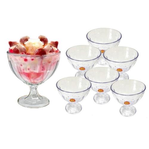 Jual 12 pcs Gelas Es Teler/Gelas Es Buah/Gelas Es Campur bahan mika ...