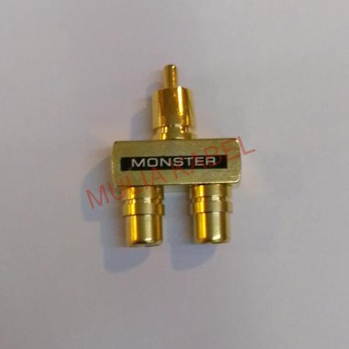 Jual Splitter RCA atau T RCA 1 Male to 2 Female - Jakarta Barat - Mulia ...
