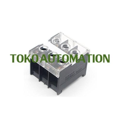 Jual IN30BK 50A 3 Poles Terminal Block Connector DIN Rail Terminal PZ93 ...