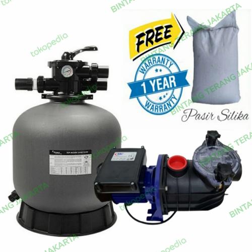 Jual Paket Pompa Air Kolam Renang 1/2 Hp Mortex MT50 Sand Filter Emaux ...