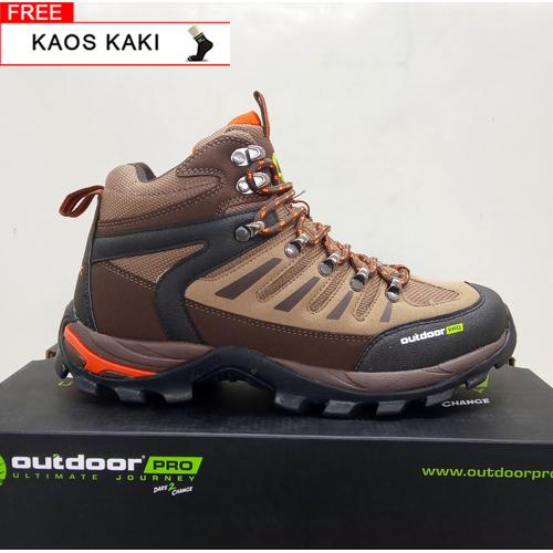 Jual Sepatu Gunung Outdoor Pro LYNK Brown - Sepatu Hiking Outdoor ...