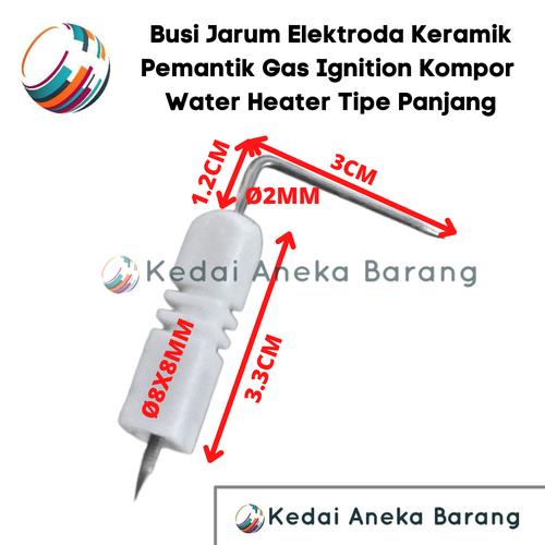 Jual Busi Jarum Pemantik Elektroda Keramik Sensor Api Water Heater Gas ...