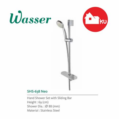 Promo WASSER SHS - 638 NEO HAND SHOWER SET WITH SLIDING BAR Cicil 0% 3x ...