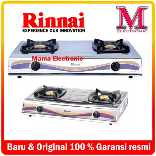 Jual RINNAI RI-522E KOMPOR GAS 2 TUNGKU / KOMPOR RINNAI 522E - Kota ...