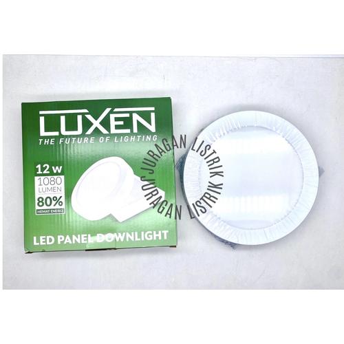 Jual LAMPU LED PANEL LUXEN DOWNLIGHT OUTBOW OB 12W 12 W 12WATT 12 WATT ...