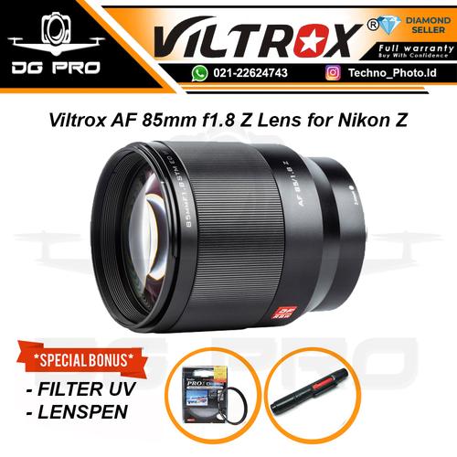 Jual Lensa Viltrox AF 85mm f1.8 Z Fix Lens for Nikon Z Mount - Jakarta Pusat - DG PRO | Tokopedia